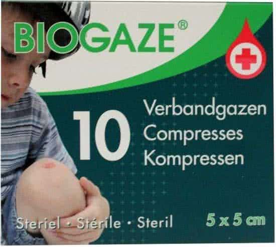 Biogaze 5 x 5 cm 10 stuks