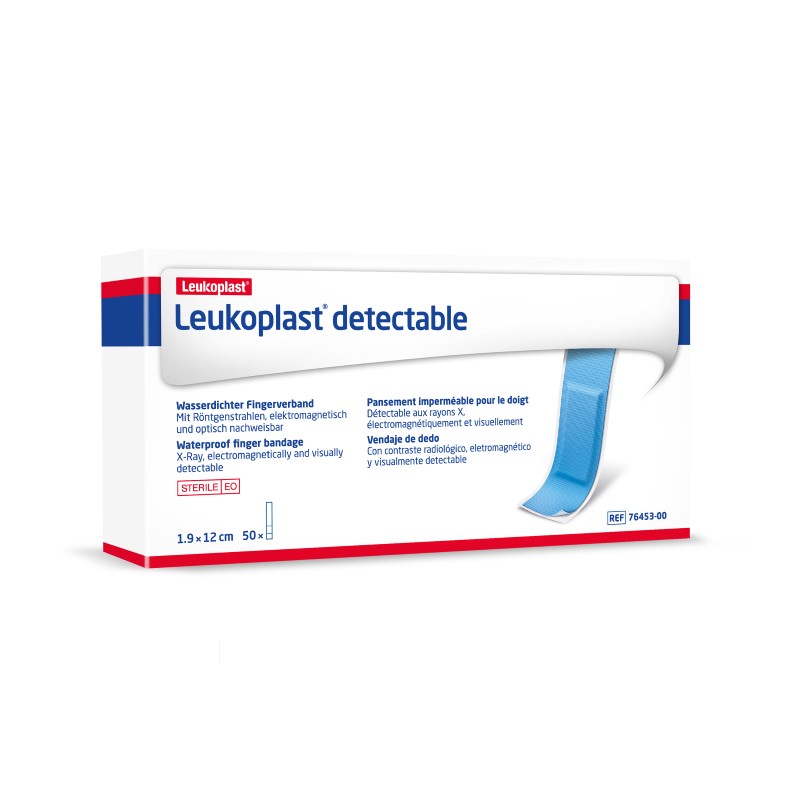 Leukoplast detectable pleister 1.9 x 12 cm 50 stuks