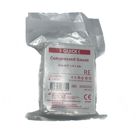 Quick compressed gauze CE