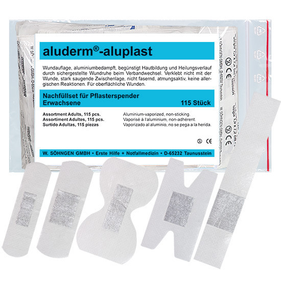 Aluderm Aluplast navulling voor dispenser - BHVsupport