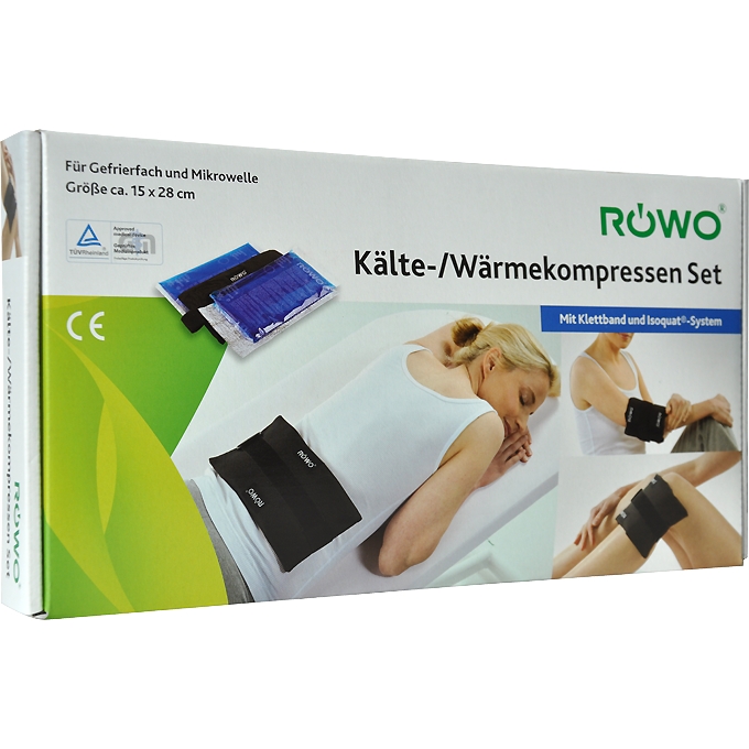Hot/coldpack 12x28 cm set 2 stuks inclusief houder | 44.1.0056