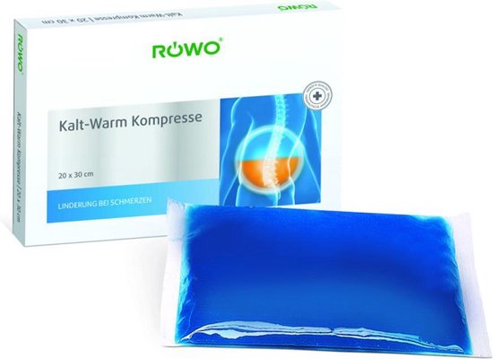 Röwo Koud - Warm kompres 20x30 cm met houder