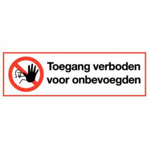 Pictogrammen Verbodstekens
